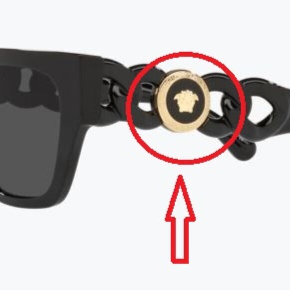 Versace | Accessories | Versace Ve 449 4408 Sunglasses Replacement ...